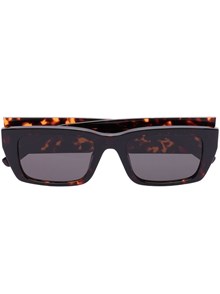 Tortoiseshell-Effect Palm Sunglasses in Brown Acetate Woman PALM ANGELS Price | Gaudenzi Boutique